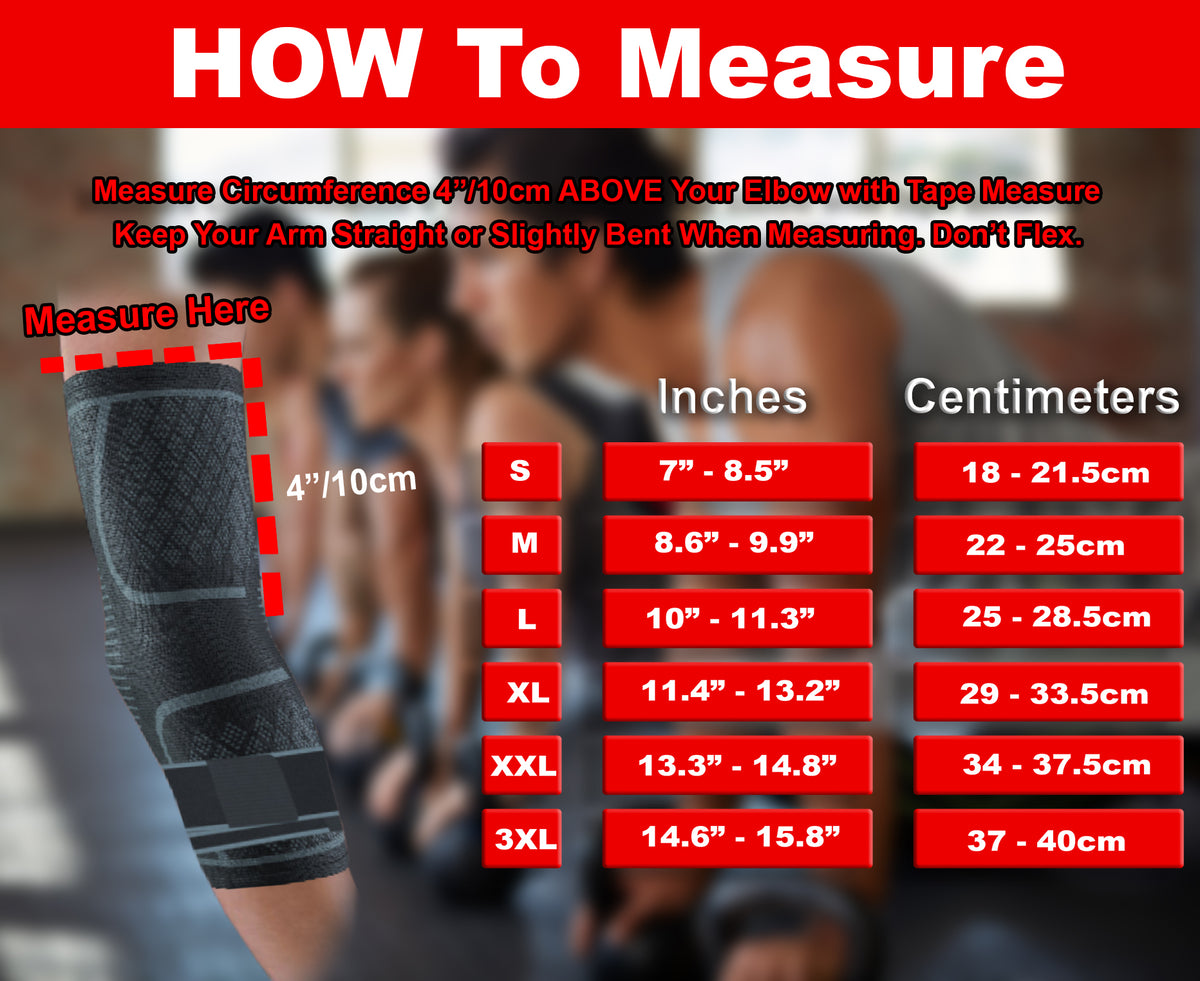 Elbow Compression Sleeves with Strap – Athledict